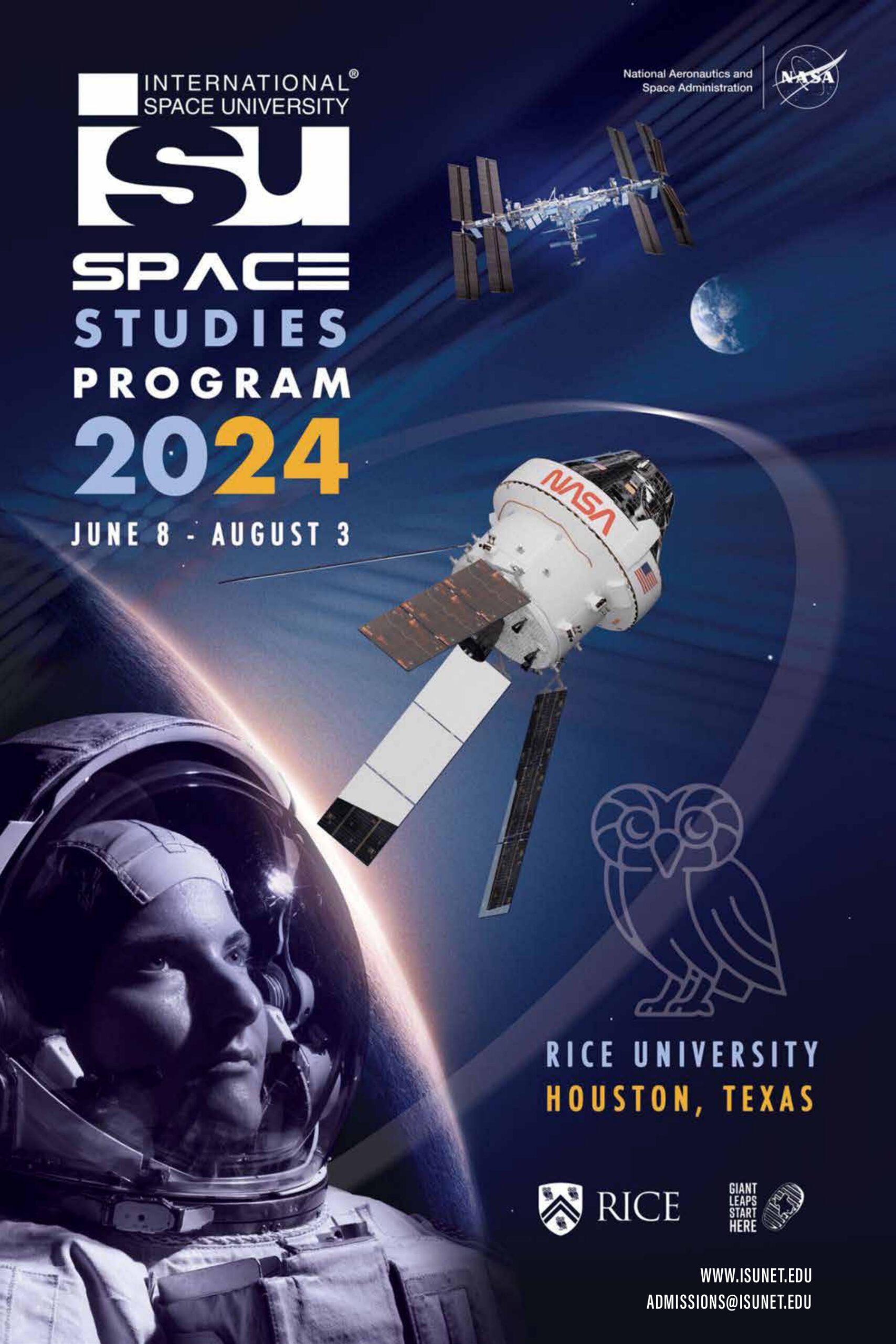Borse ASI 2024 - Space Studies Program ISU | ASI